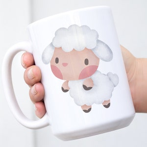 Counting Sheep Watercolor Clipart: Baby Nursery PNG (digital Download ...