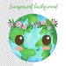 Earth Day Watercolor Clipart PNG Save the Earth Mother Earth Recycle ...