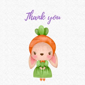 Bunny Village Watercolor Clipart: Easter Rabbit PNG (digital Download ...