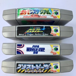 Japan Nintendo 64 N64 Sticker End Labels for All 196 Custom Japan Game ...