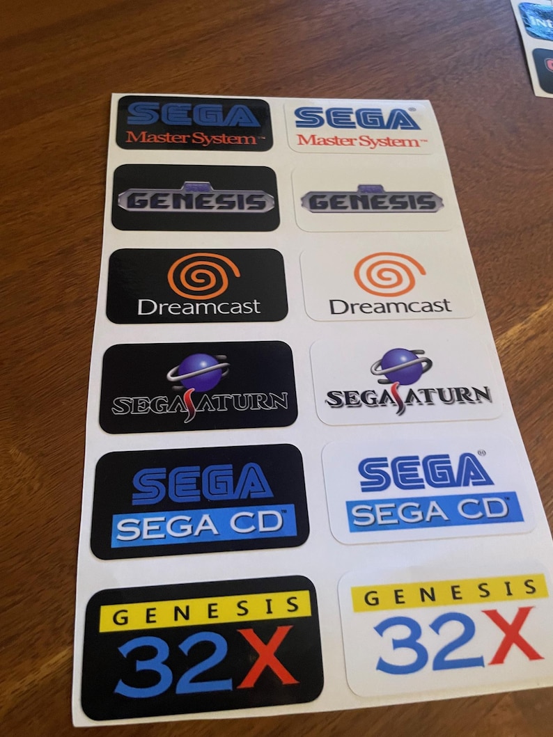Video Game System/console Labels for Storage & Organization - Custom ...