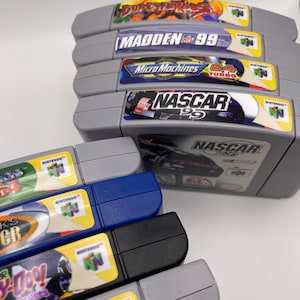 N64 Top End Labels for All 296 US Game Stickers + 167 Homebrews & Japan ...