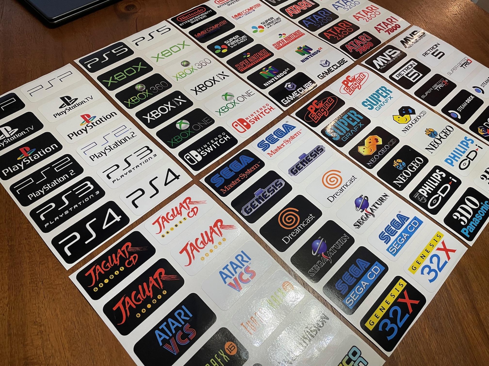 Video Game System/console Labels for Storage & Organization - Custom ...