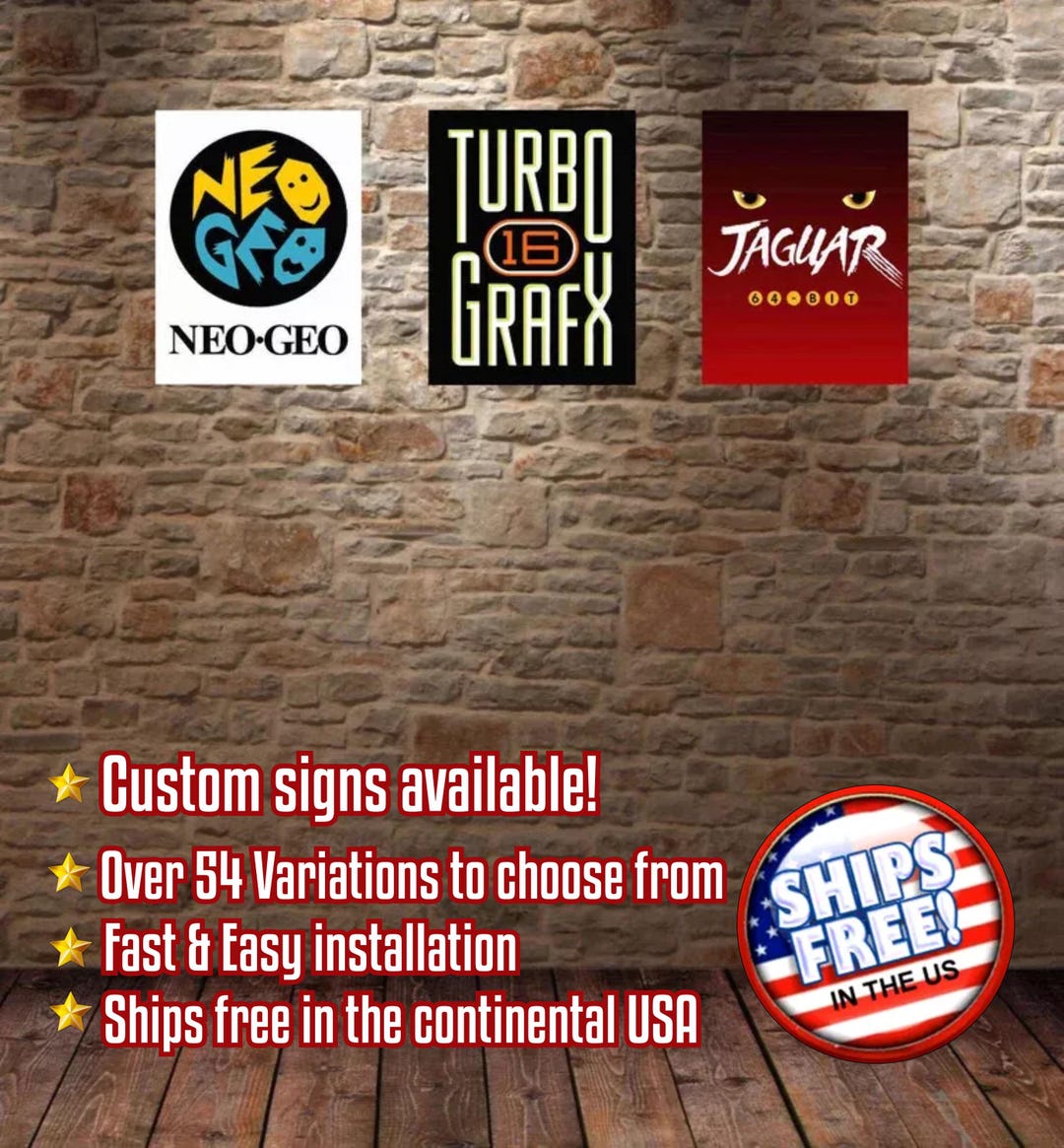 Custom 13''x9'' Video Game System/console Acrylic Sign (custom Orders ...