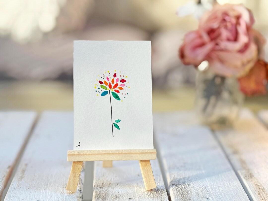 Watercolor Painting Flower Tree Art Prints by Jen Star Whimsical Art ...