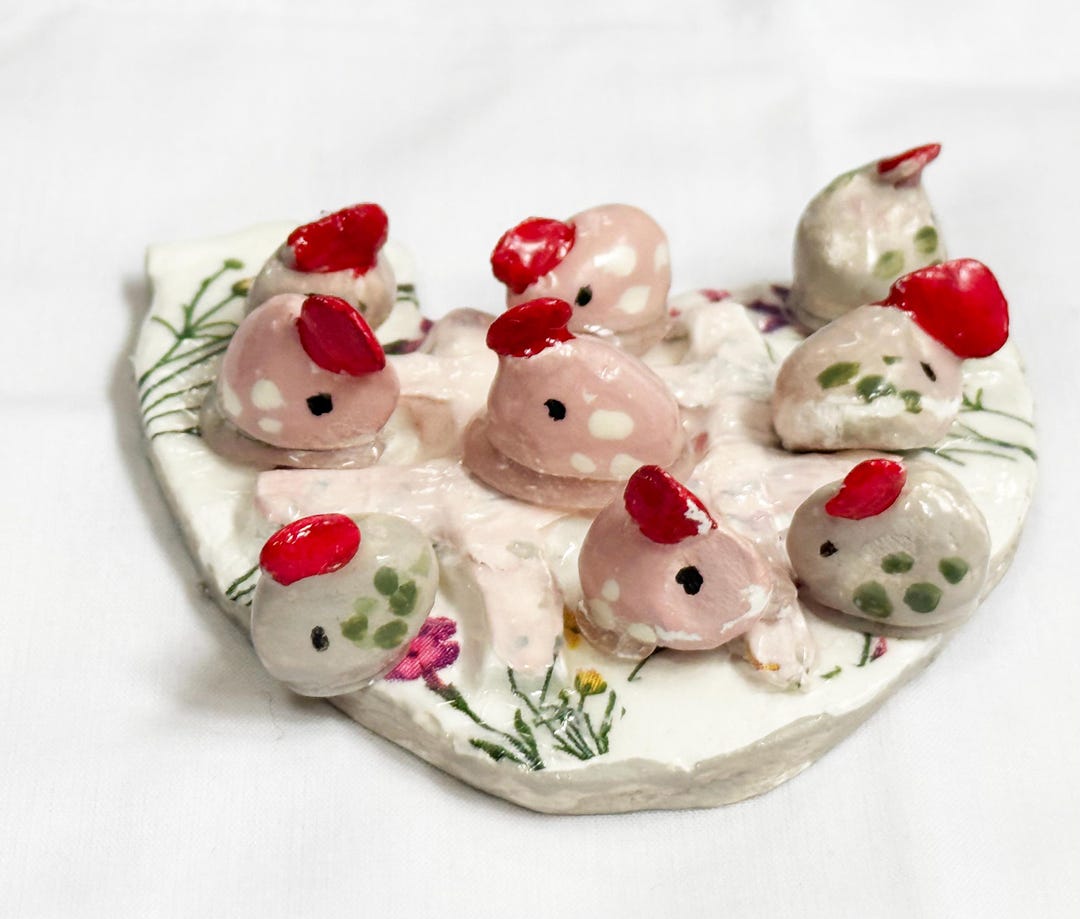 Tic Tac Toe Chickens | Handmade Board Game | Chickens | Small Chicken ...