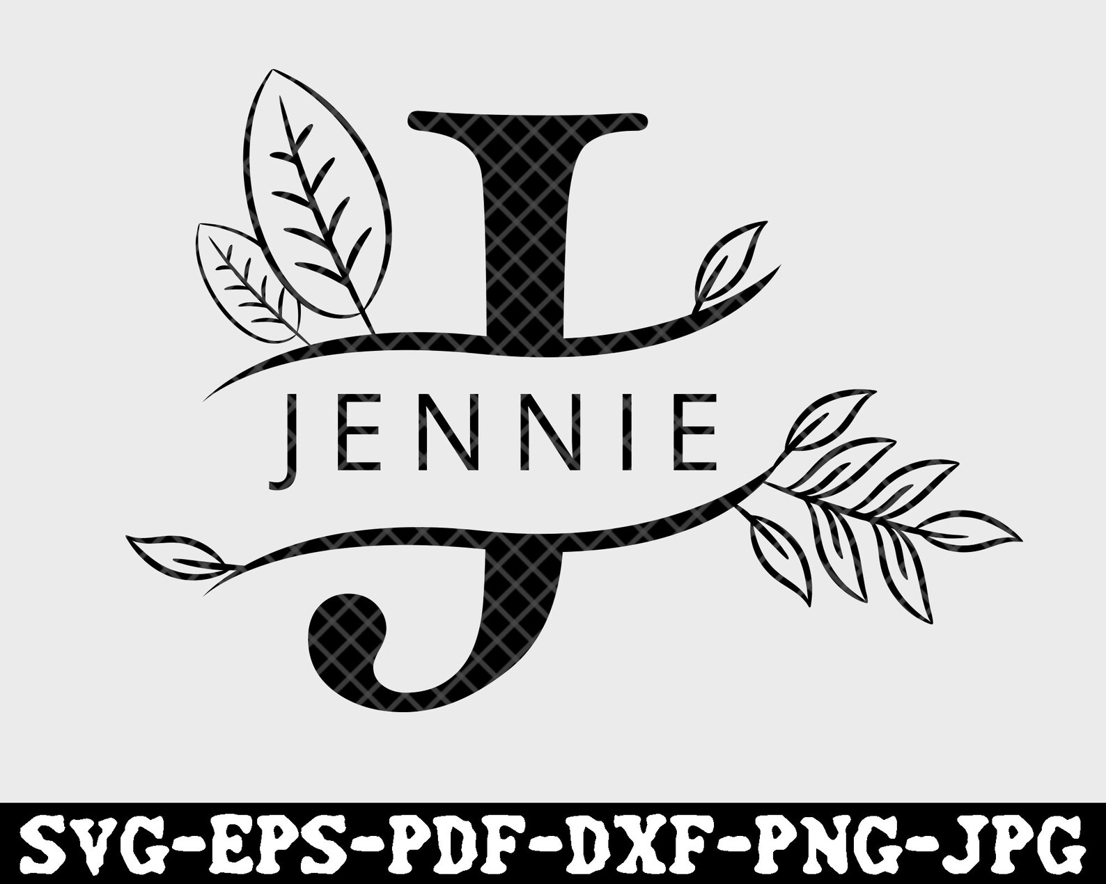 Monogram Alphabet Svg, Flourish Alphabet SVG, Monogram Clipart ...