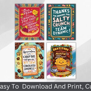 Employee Appreciation Tags, Printable Appreciation Tags, Coworker Gift ...