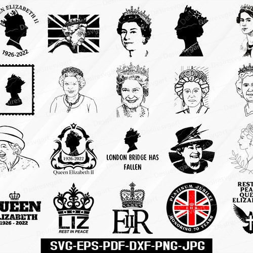 Queens Head Outline Clipart