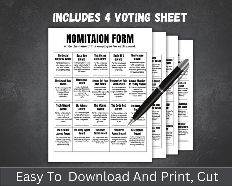 Employee Appreciation With a Twist: Funny Award Certificates! Celebrate ...