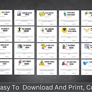 Employee Appreciation With a Twist: Funny Award Certificates! Celebrate ...