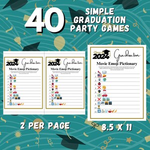 2024 Graduation Party Games | Class of 2024 Graduation Games | College ...