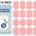 Keyring Display Card Template, Keyring Display Card Svg, Keychain Svg ...