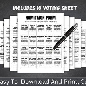 Mega Bundle Quirky Employee Recognition Certificates:celebrate the ...