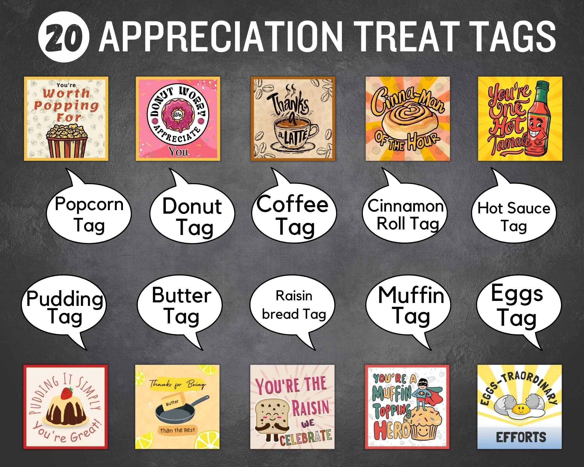 Employee Appreciation Sign, Printable Appreciation Sign, Coworker Gift ...