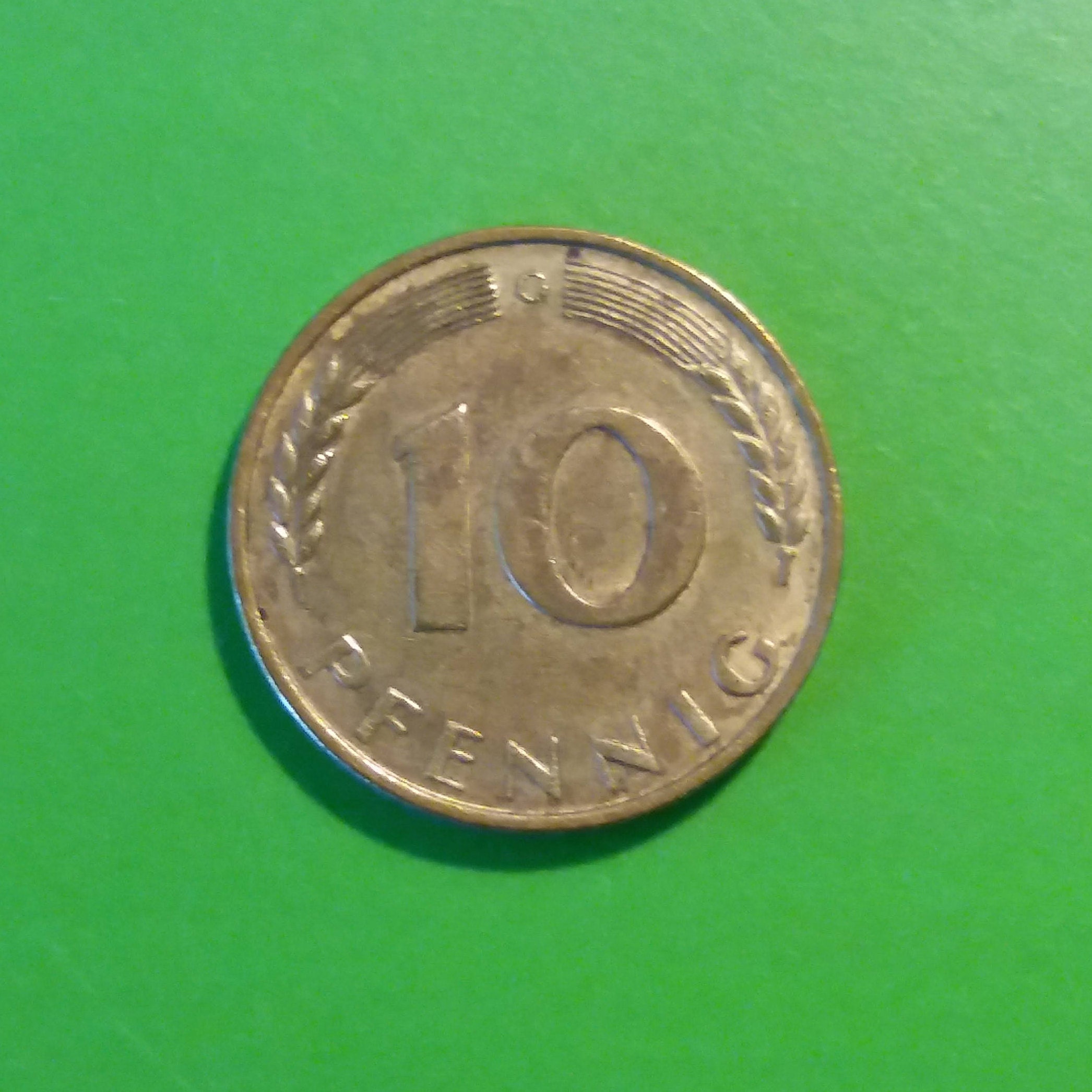 German 10-pfennig, 1969 Pfennig, Coins From Germany, Vintage Coins ...