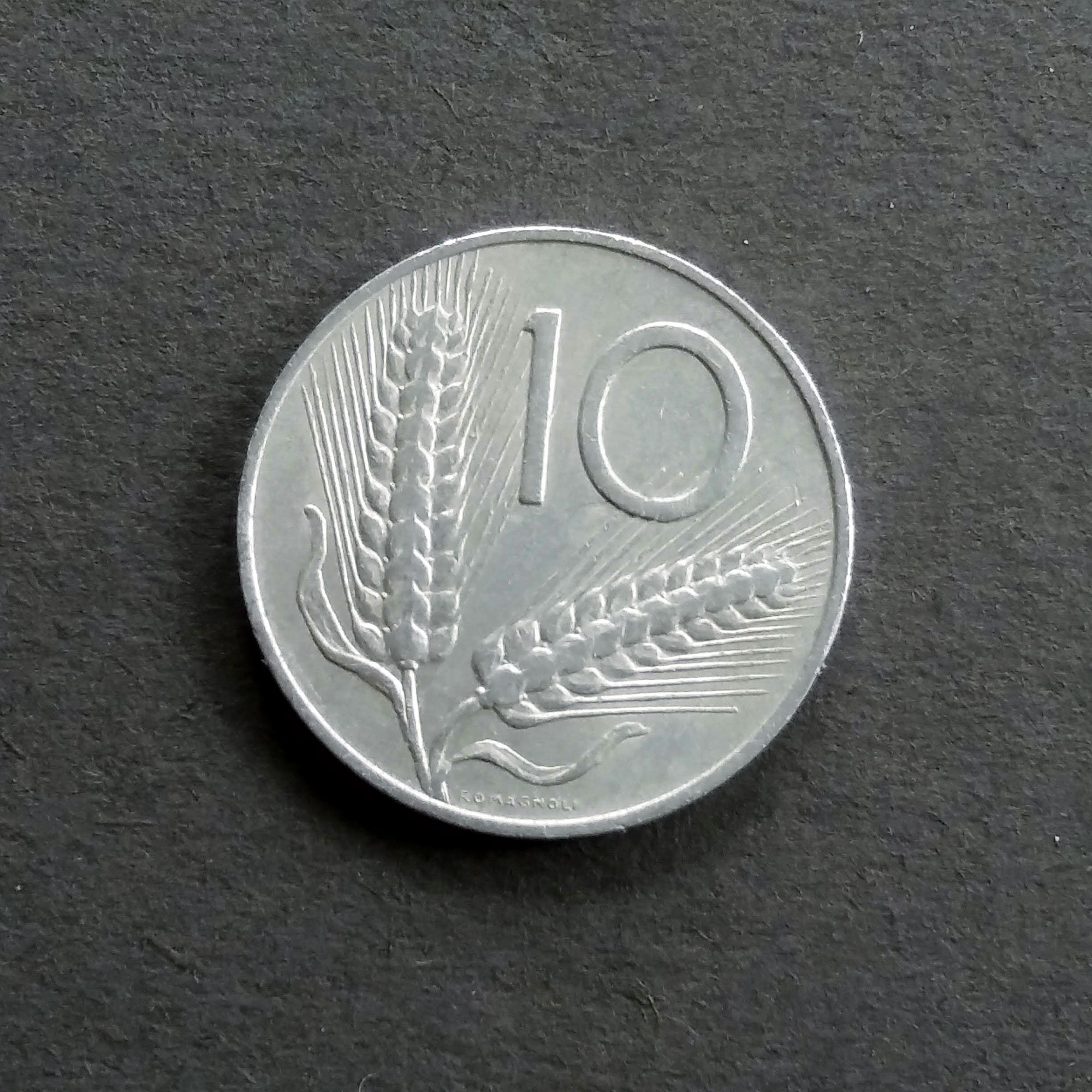 Italian 10 Lire, 1955, 1966, Italian Lira, Vintage Coins From Italy ...