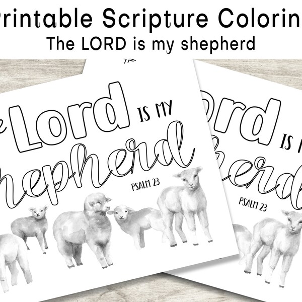 Lord is My Shepherd - Etsy