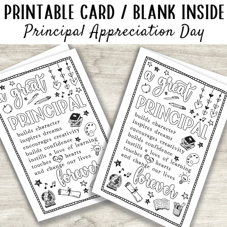 Happy Principal Appreciation Day, Principal Day, Principal Coloring ...