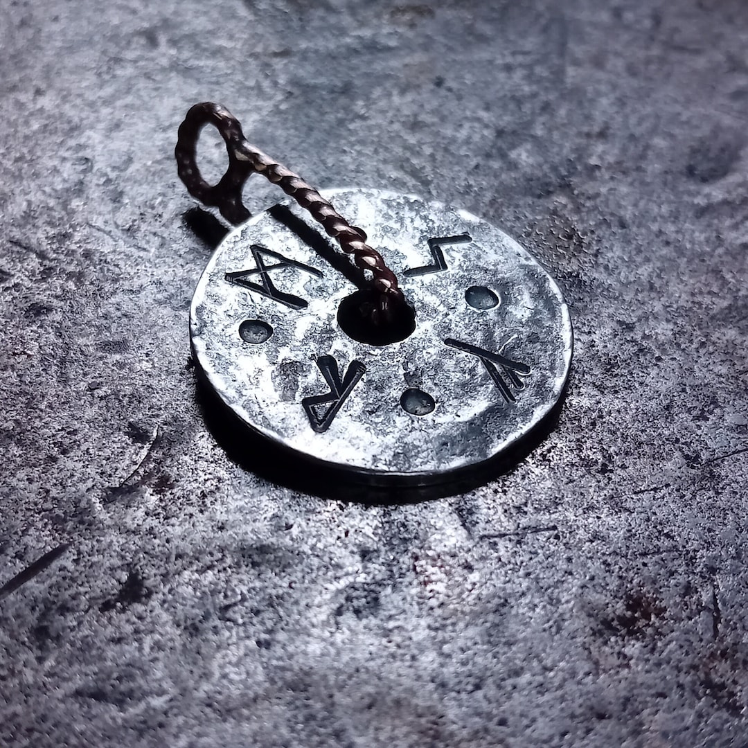 Customizable Small Rune Wheel Pendant – Handcrafted Interactive ...