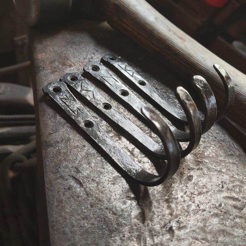 Hand Forged Hooks - Etsy