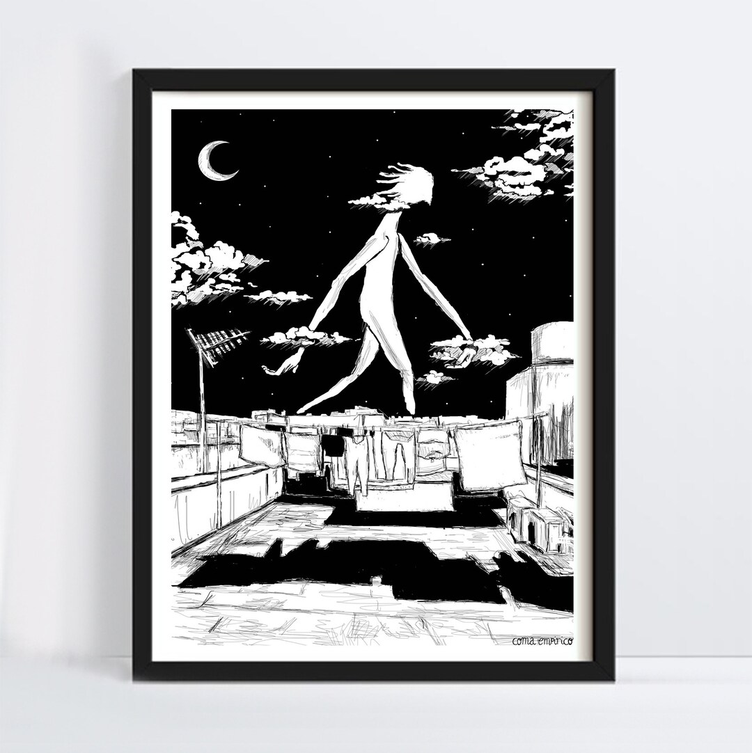 Poster/Drucke Empirical Coma – Das Monster - Etsy.de