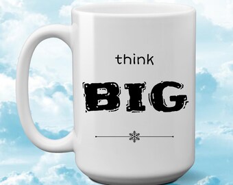 Think Big Mug | Etsy