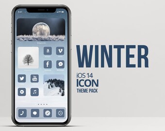 Winter Aesthetic App Icons - Etsy