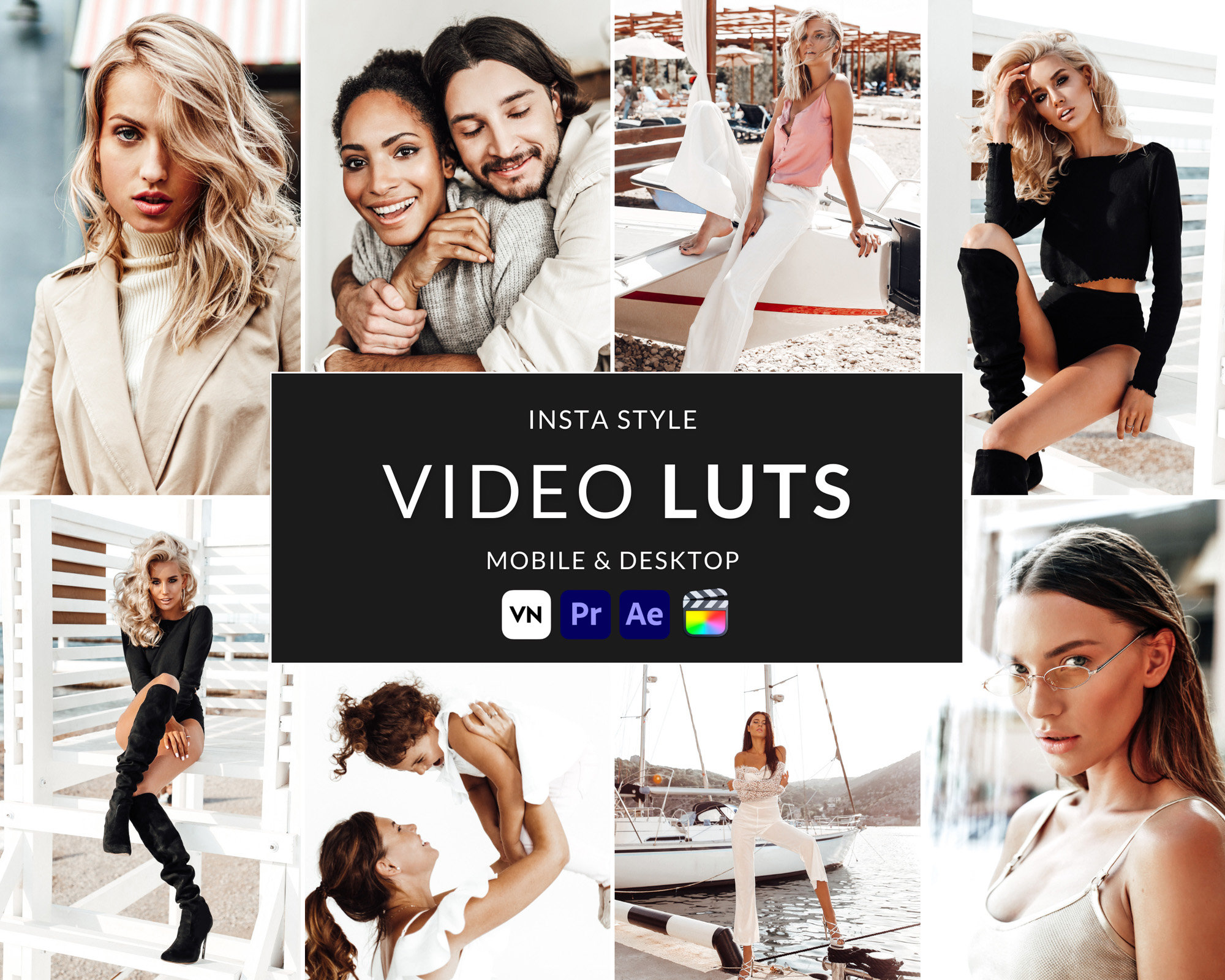9 Ig Style Luts Minimal, Adobe Premiere Pro Luts Pack, Video Editing ...