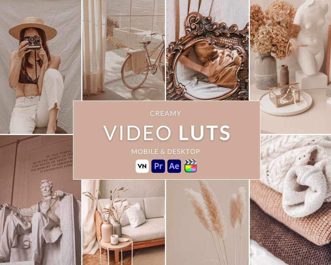 11 Creamy Video Luts, Final Cut Pro Luts, Film Luts, Luts for Video ...
