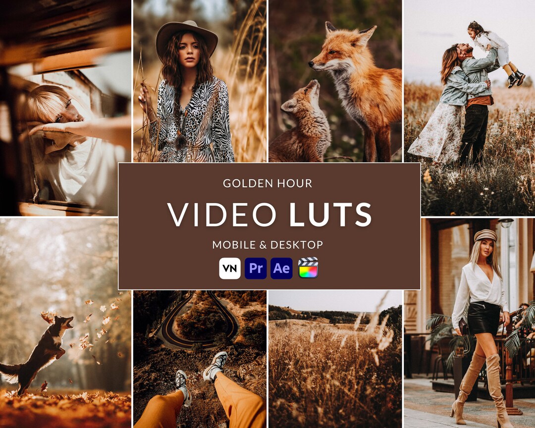 14 Golden Hour Video Luts, Final Cut Pro Luts, Film Luts, Luts Video ...