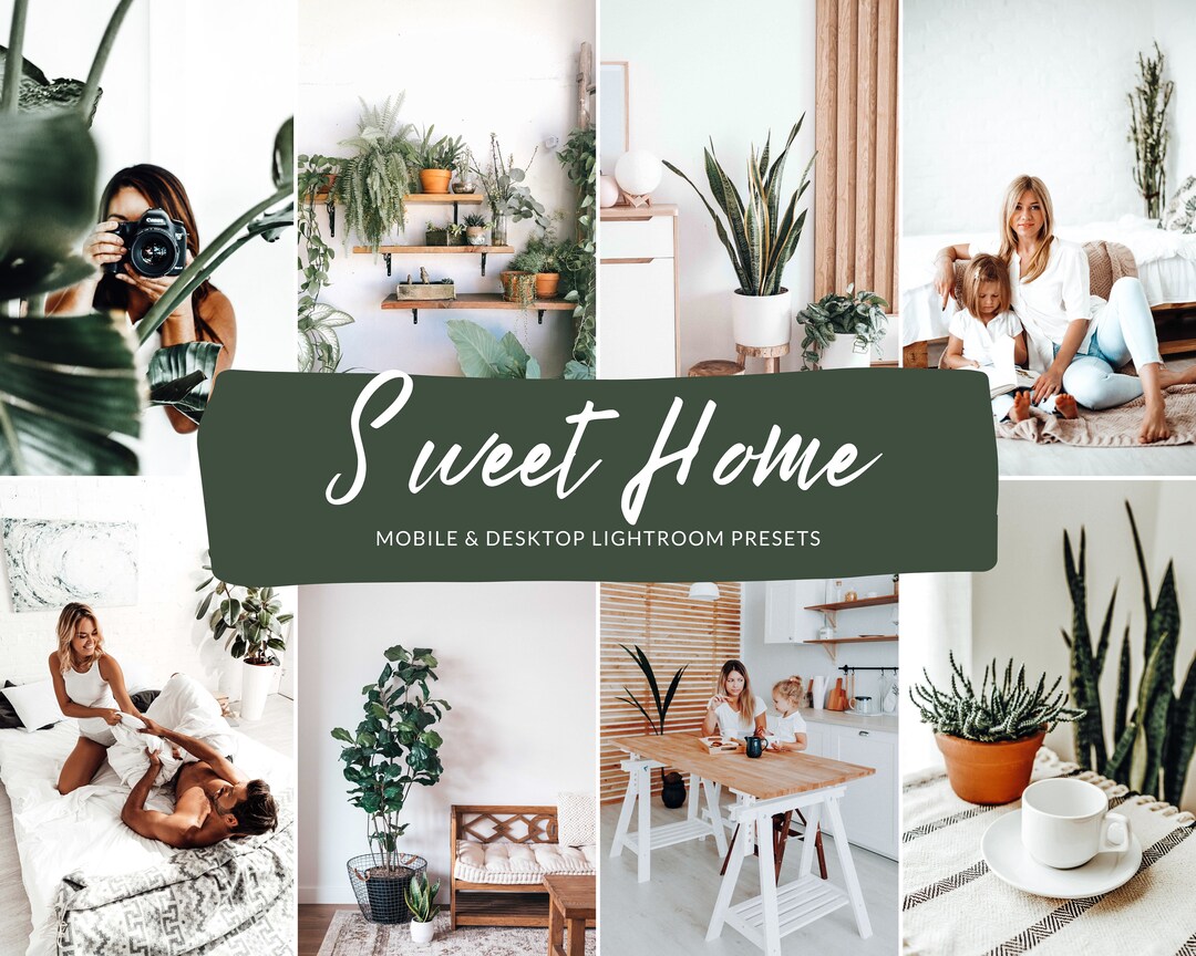10 Mobile & Desktop Lightroom Presets SWEET HOME, Interior Presets ...