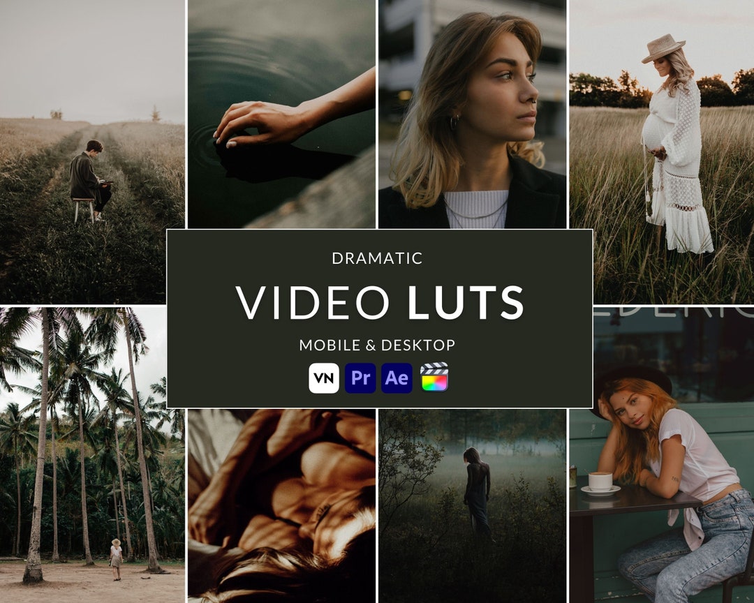 10 Dramatic Video Luts, Final Cut Pro Luts, Film Luts, Luts for Video ...