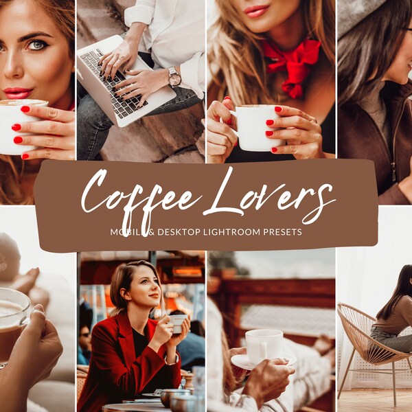 Coffee Lightroom Preset - Etsy