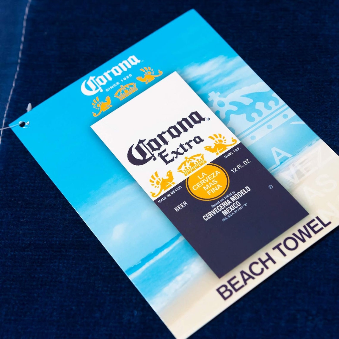 Corona Extra Label Beach Bath Towel 30 X 60 Fabric 100% Cotton Velour ...