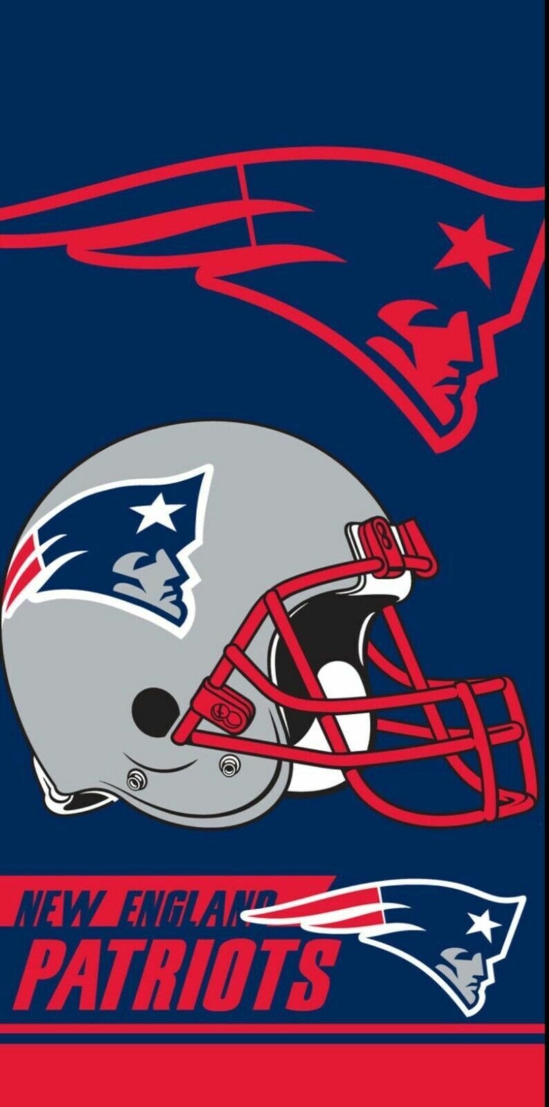New England Patriots Beach Towel - NFL Official Merchandise - 30" X 60 ...