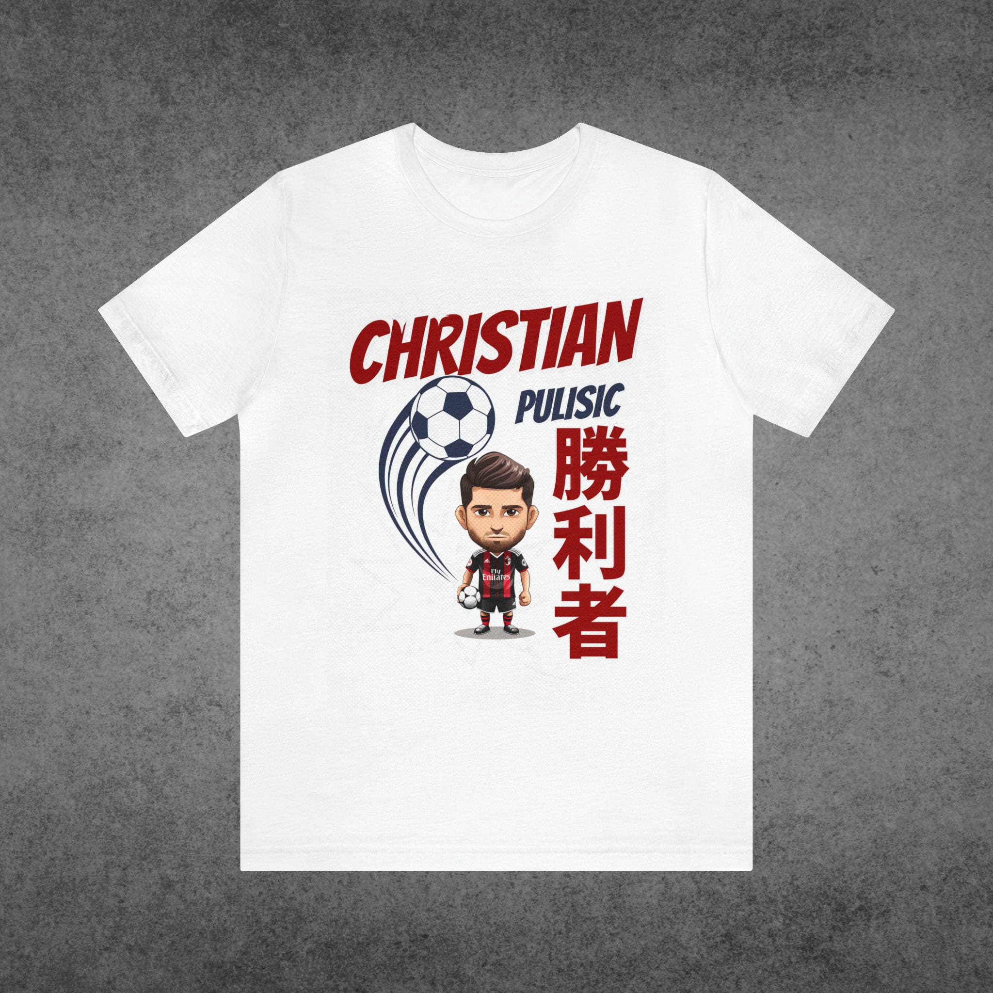 Christian Pulisic Chibi T-shirt - Soccer Star Cartoon Tee - Etsy