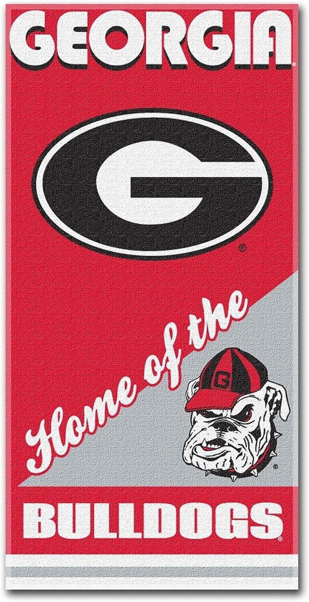 Georgia Bulldogs Beach Towel - NCAA Official Merchandise - 30" X 60" - Etsy
