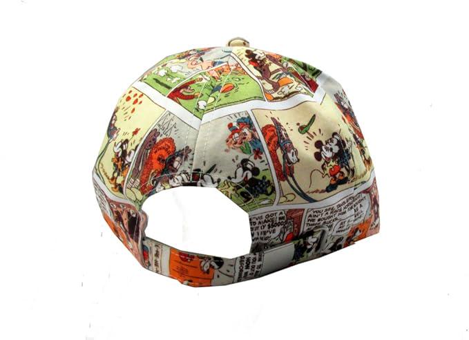 Disney Mickey Mouse Comic Book Print Snapback Hat - Adjustable Baseball ...