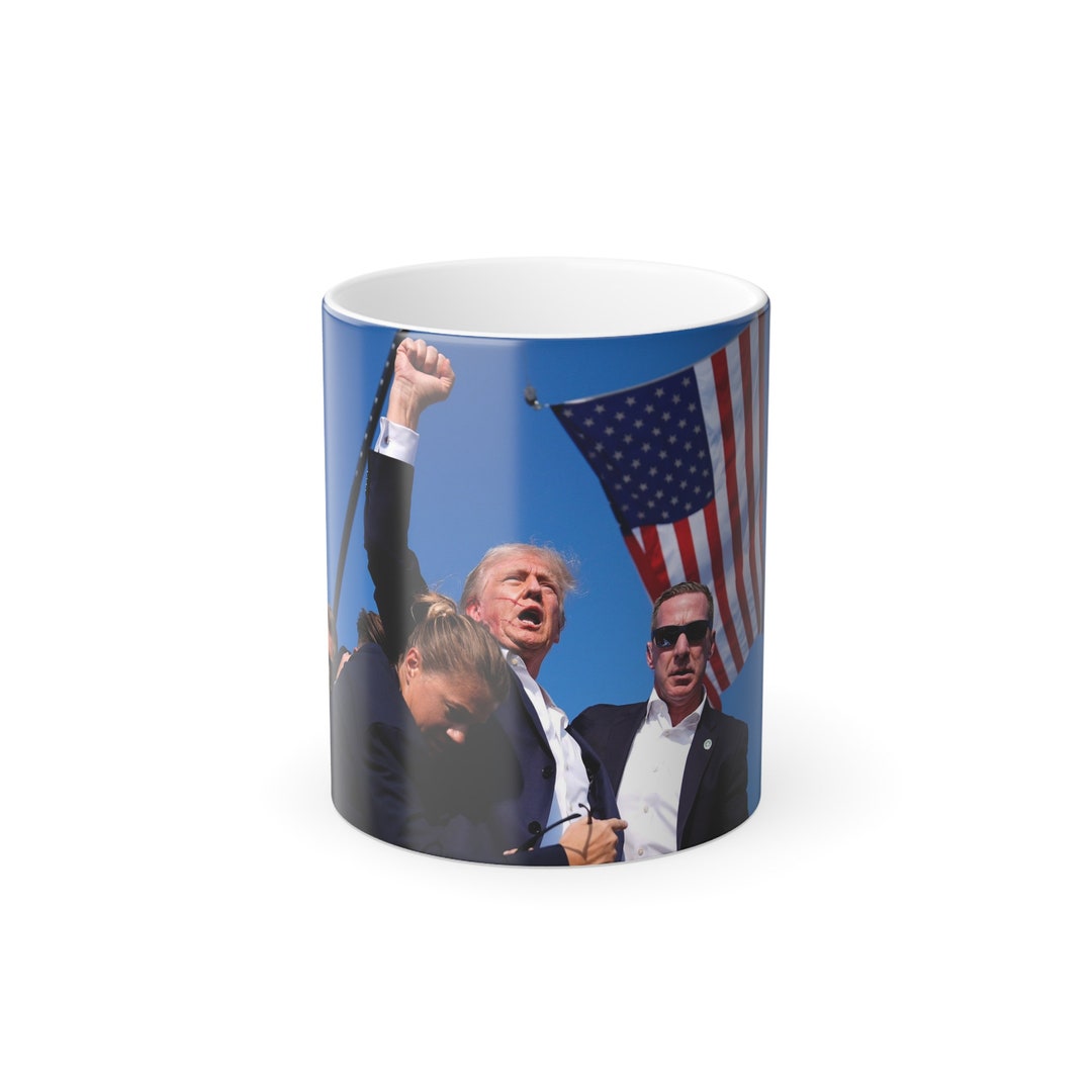 President Donald Trump Color Changing Mug - Heat Sensitive Coffee Cup ...