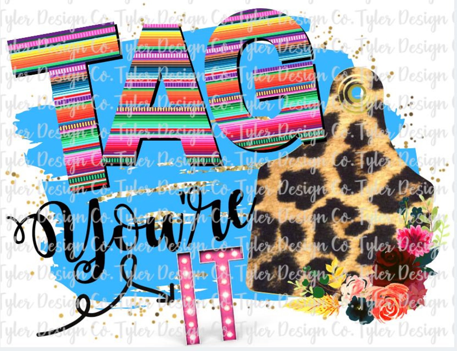 Tag You're It Sublimation Ag Life Livestock Animal | Etsy