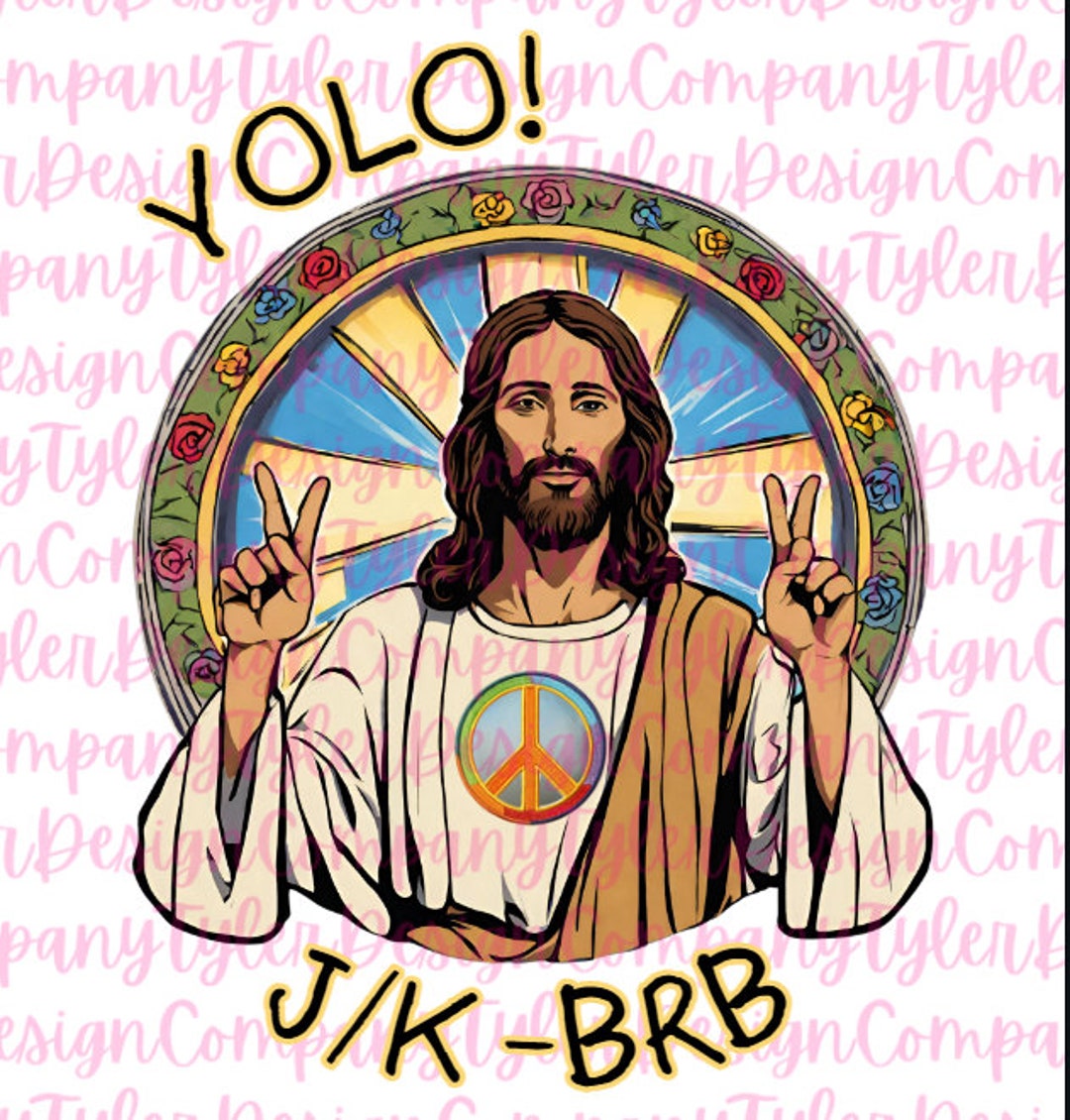 Funny Easter Jesus Peace Sign Design (JPEG & PNG File) - Etsy
