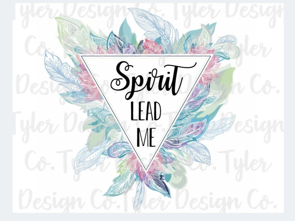 Spirit Lead Me Sublimation Clip Art Stock Photo | Etsy