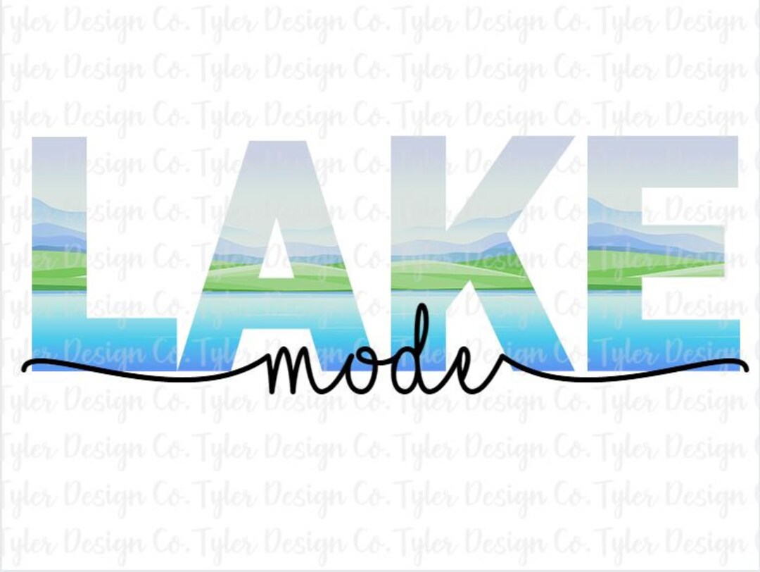 Lake Mode, Sublimation, Summer, Design Design Instant Download, PNG ...