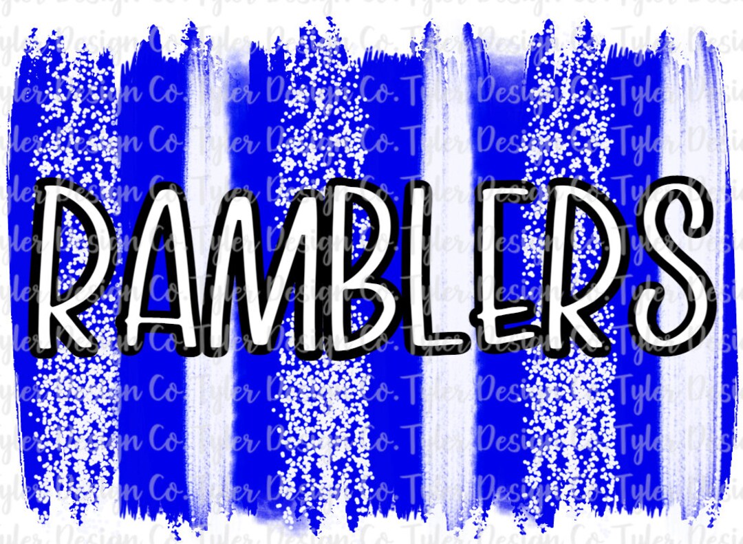 Ramblers V2 Sublimation School Spirit Sports Sublimate - Etsy