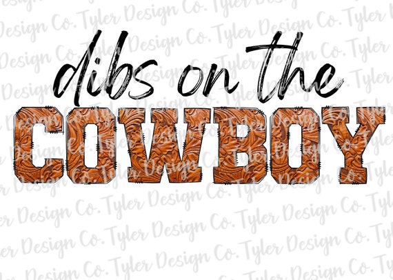 Dibs on the Cowboy Tooled Leather Cowboy Design Rodeo - Etsy