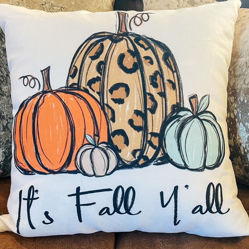 Fall Pillow - Etsy