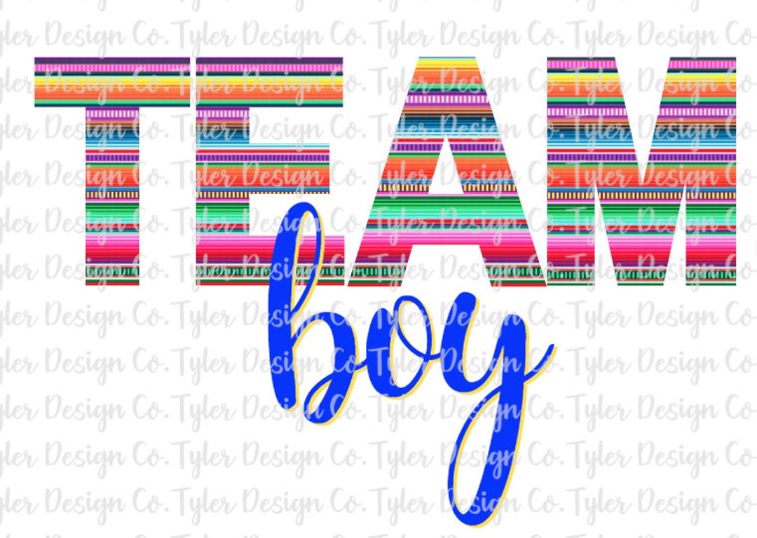 Team Boy, Sublimation, Clip Art, Stock Photo, Serape Script , Fiesta ...