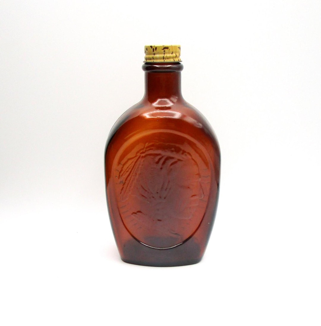 Vintage Log Cabin Syrup Bottle - Dandtbarnfinds - Etsy
