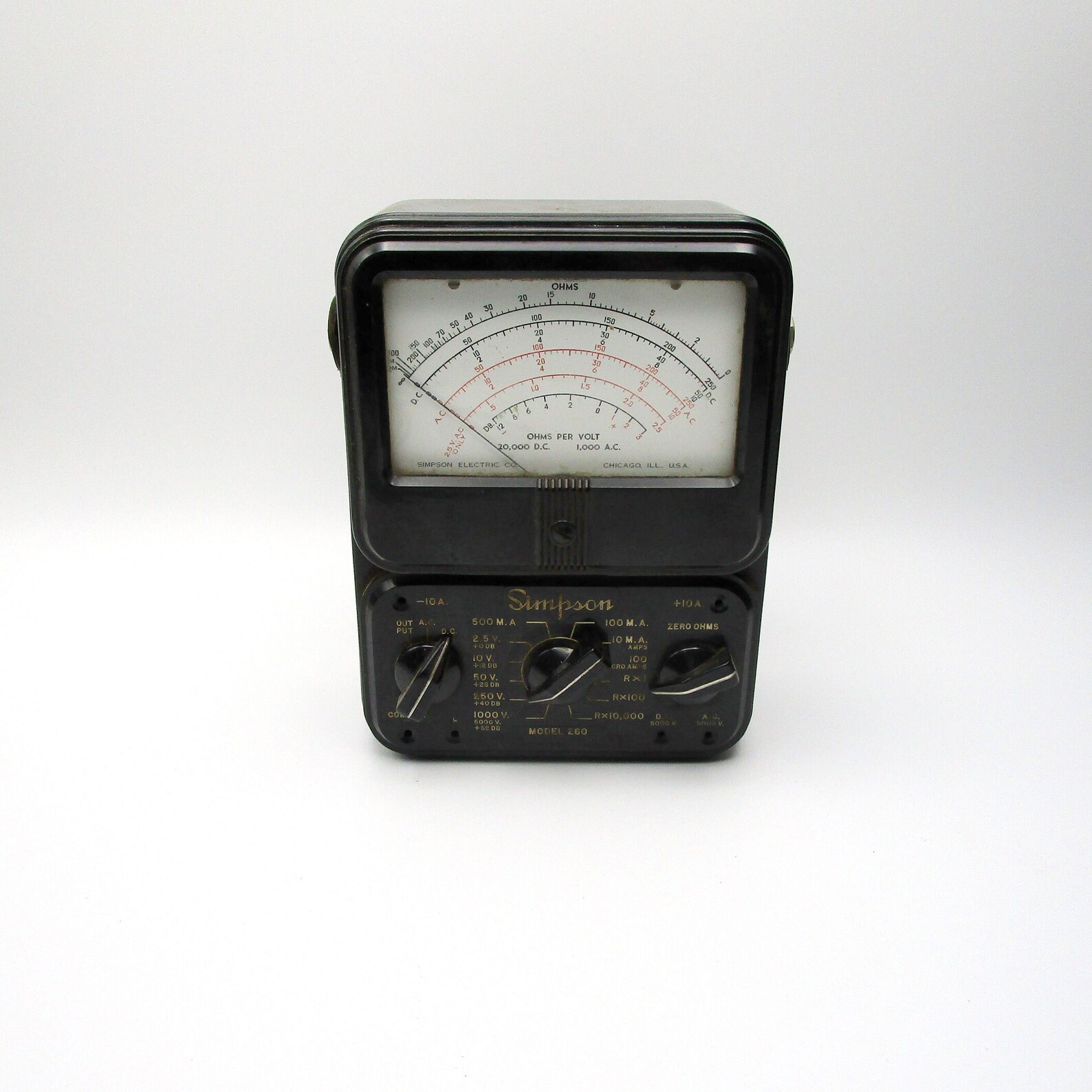 Simpson Model 260 Volt OHM Milliammeter Dandtbarnfinds - Etsy